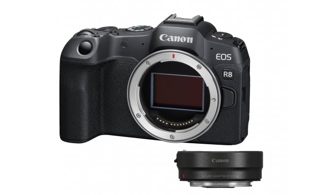 Canon EOS R8 + Mount Adapter EF-EOS R - Mirrorless cameras - Photopoint