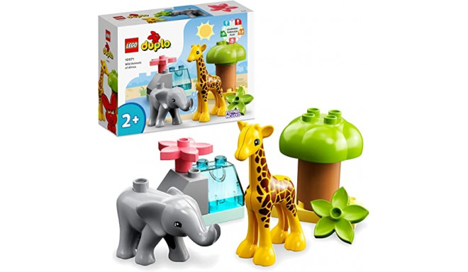 LEGO 10971 DUPLO African Wild Animals Construction Toy (with Animal ...