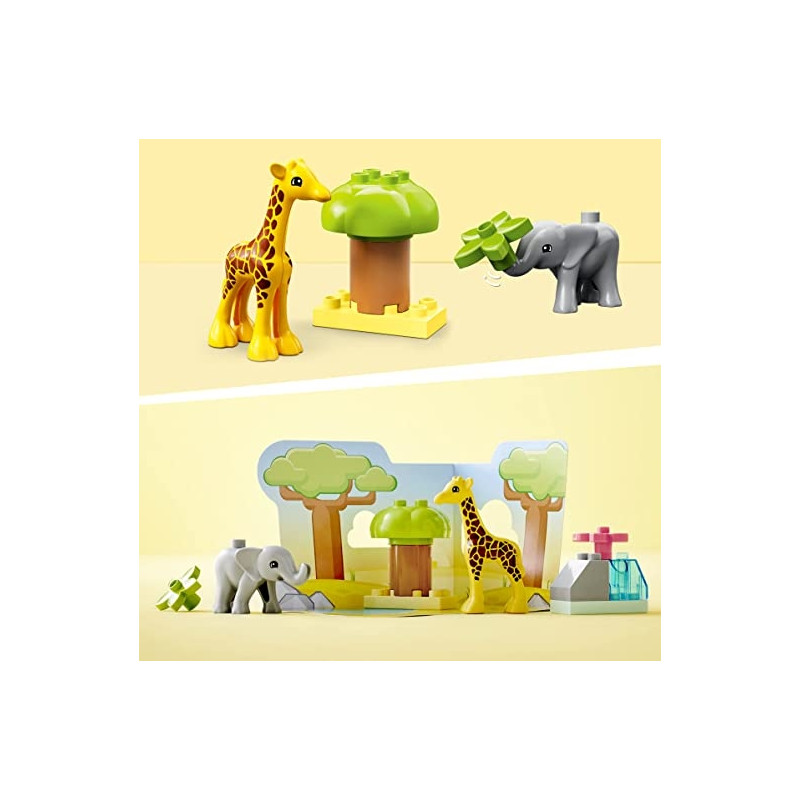 LEGO 10971 DUPLO African Wild Animals Construction Toy (with Animal ...