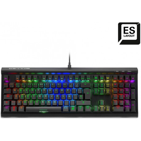DE layout - Sharkoon SKILLER SGK60, gaming keyboard (black, ES layout ...