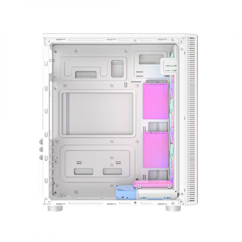 Gembird arvutikorpus Gaming ARGB Fornax 500, valge (CCC-FC-500W ...