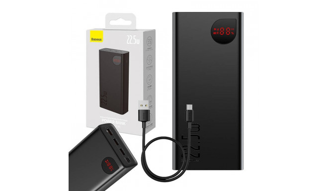 Baseus Adaman Fast Charge Power Bank 40000mAh / 22,5W - Akupangad - Photopoint