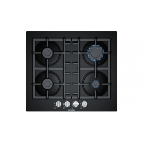 Bosch Serie 4 PNP6B6B90 hob Black Built-in 60 cm Gas 4 zone(s ...