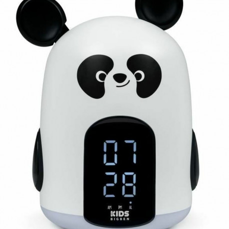 Alarm Clock Bigben White/Black Panda bear - Alarm clocks & clock radios ...