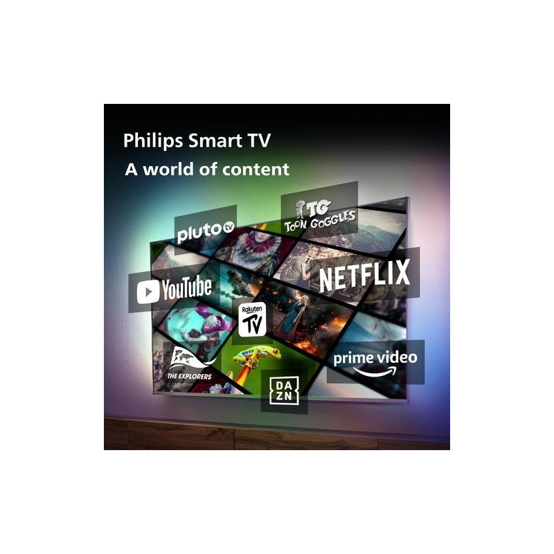 Philips 8100 series 70PUS8108/12 AMBILIGHT tv, Ultra HD LED, black ...