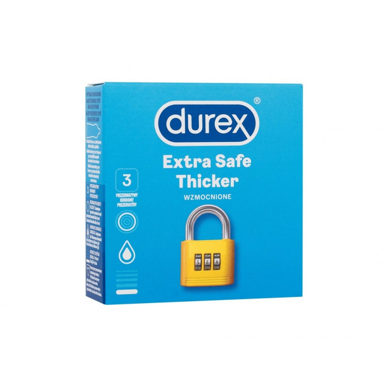 Durex Extra Safe Thicker (1ml) - Condoms - Photopoint