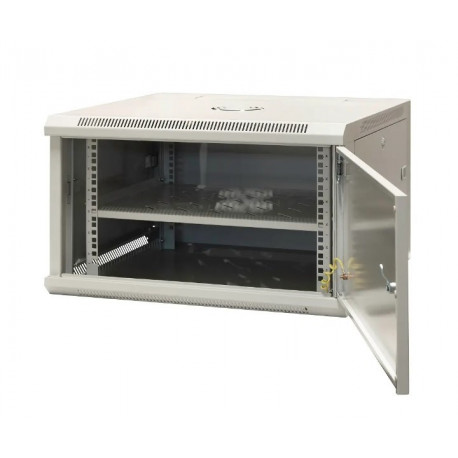 EMITERNET Single-wall hanging cabinet 19'' 6U, full sheet metal doors ...