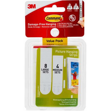 3M picture hanging strips Command Value Pack - Frame hangers - Photopoint