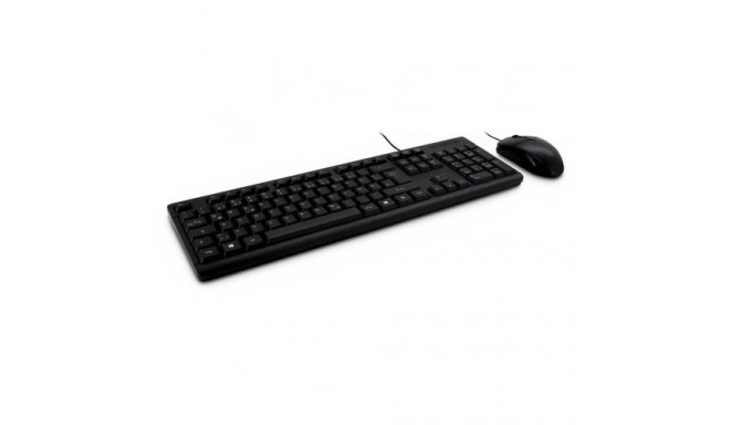 Inter-Tech KB-118 EN keyboard Mouse included Office USB QWERTY English ...