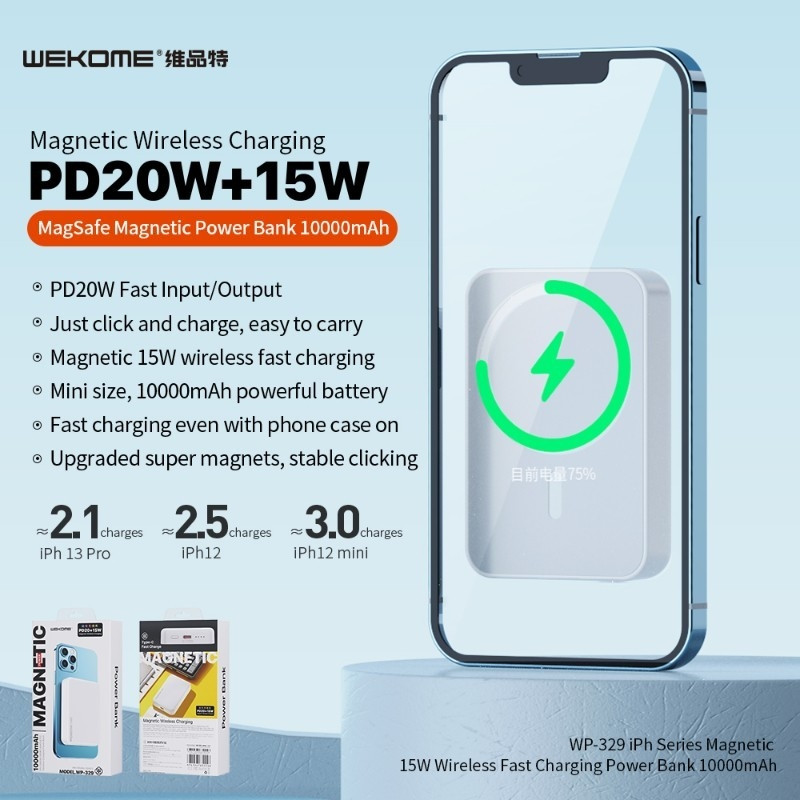Induction power bank 10000 mAh Fast Charging - Power banks - Photopoint