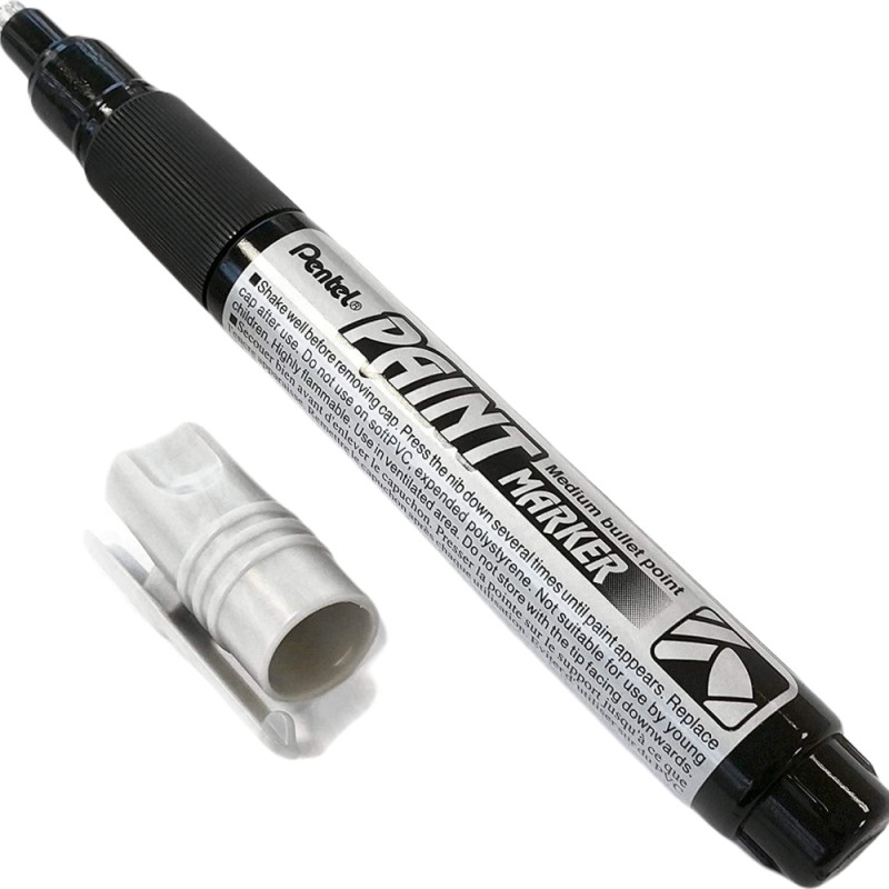 Permanentne marker PENTEL Paint MMP20 4mm valge (nitrovärvi baasil ...