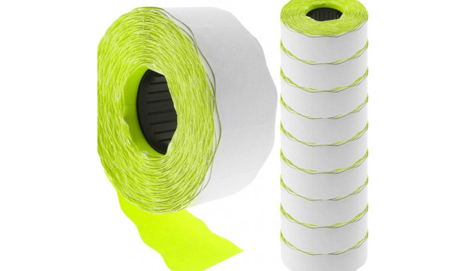 Sticker label for price gun 26x12mm yellow 1500 pcs in a roll - Tagging ...