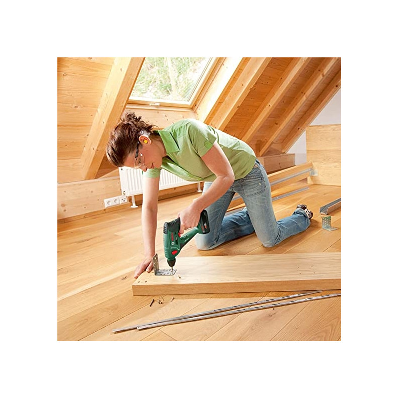 Bosch Cordless Hammer Drill Uneo Maxx, 18V (green/black, Li-Ion battery ...