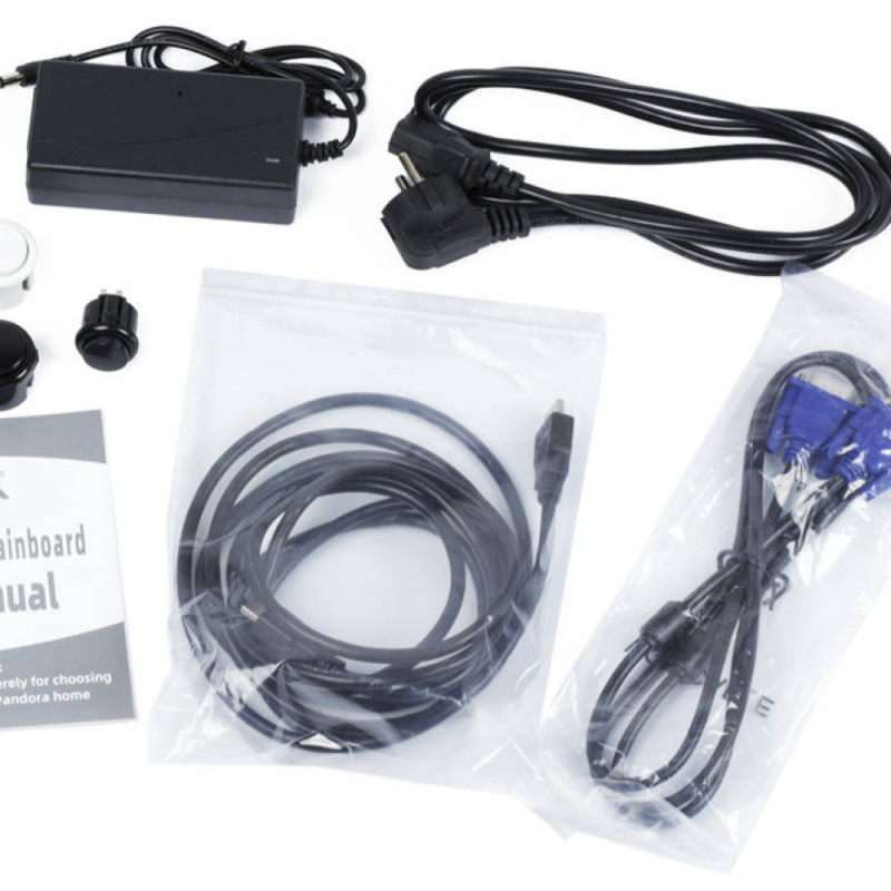 RoGer BP-3001-FIST Pandora's BOX console / 5000 retro and 3D games / 2 ...