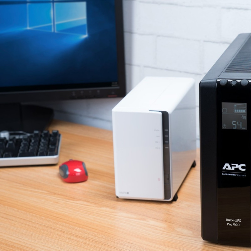 "APC Back-UPS Pro BR BR900MI 540W 900VA" - UPS for workstations ...
