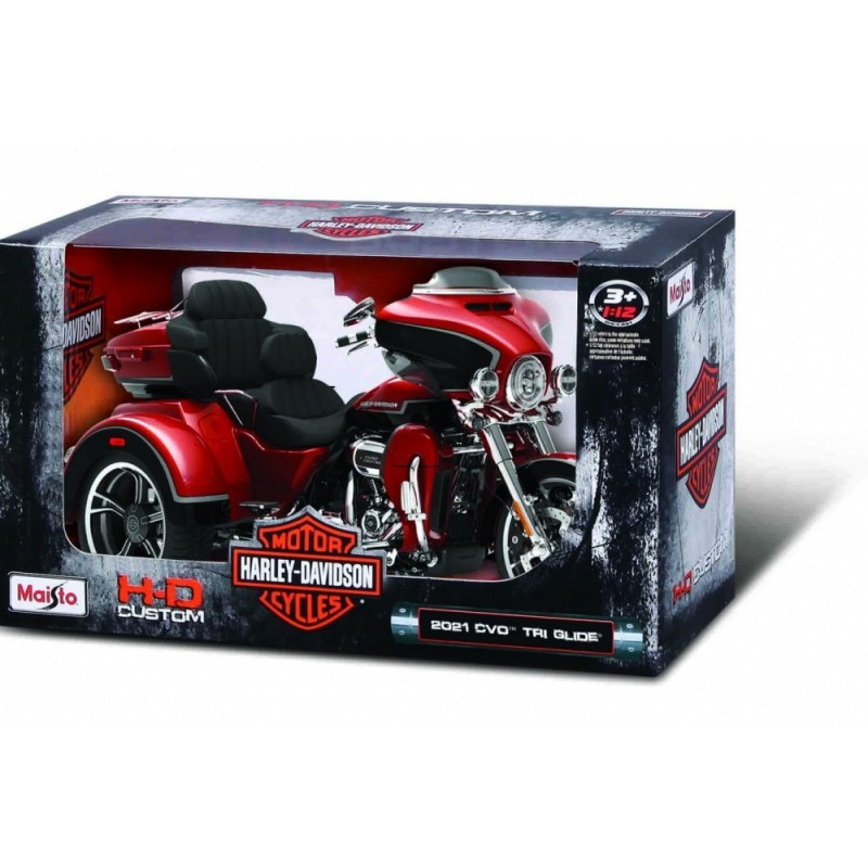 Metal model Motorcycle HD 2021 CVO Tri Glide 1/12 - Model kits - Photopoint