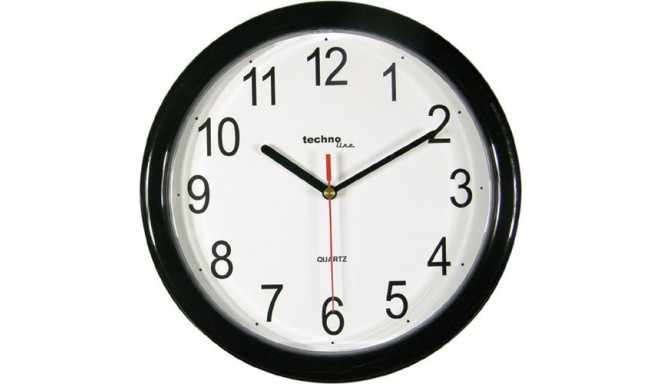 Technoline WT 600 wall/table clock Quartz clock Circle Black ...