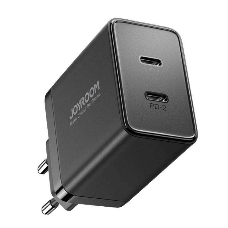 Fast Charger JR-TCF09 (EU), 40W 2C (Black) - USB laadijad - Photopoint