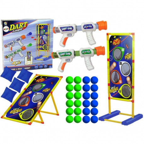 4 in 1 Target Toss Game Bags Foam Ball Gun - Mängurelvad ja tarvikud ...