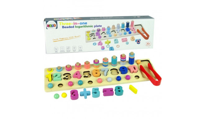 3 in 1 Numbers Sorter Wooden Educational Board Colourful - Role playing ...