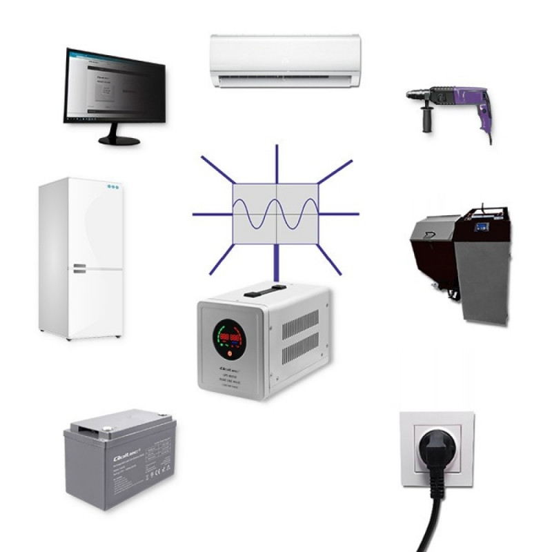 Uninterruptible power supply Pu Sine Wave UPS - UPS for workstations ...