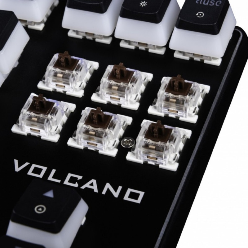 WIRED MECHANICAL RGB KEYBOARD VOLCANO - Klaviatuurid - Photopoint