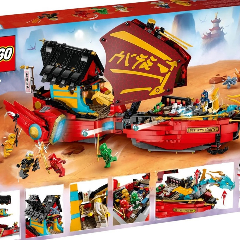 LEGO NINJAGO 71797 DESTINY'S BOUNTY - RACE AGAINST TIME - LEGO - Photopoint