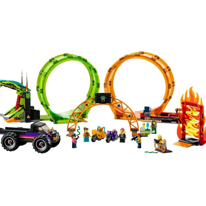 LEGO CITY 60339 DOUBLE LOOP STUNT ARENA - LEGO - Photopoint