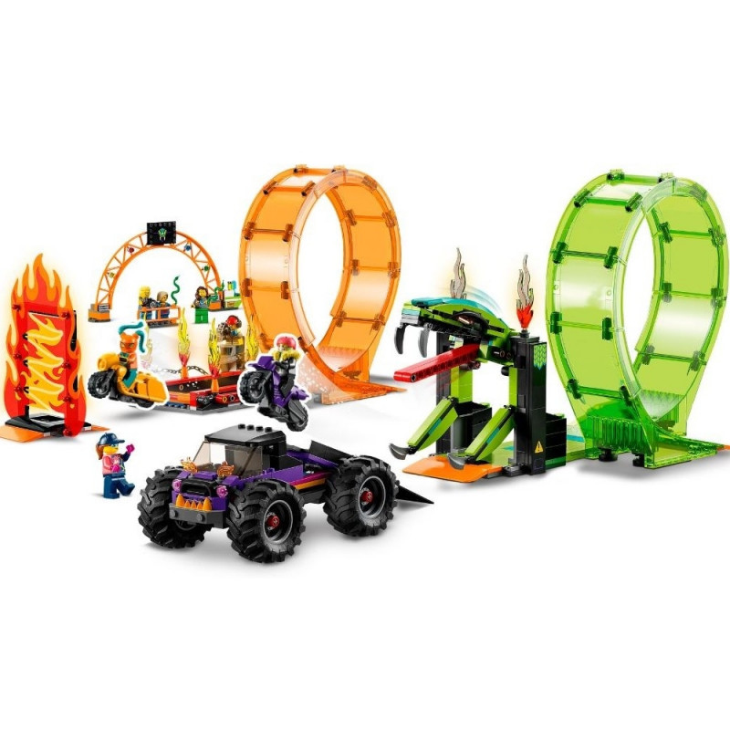 LEGO CITY 60339 DOUBLE LOOP STUNT ARENA - LEGO - Photopoint