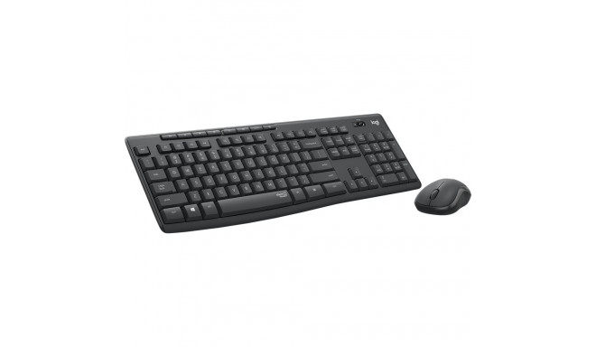 "Logitech MK295 Silent wireless Combo Graphite WERTY US" - Keyboards ...