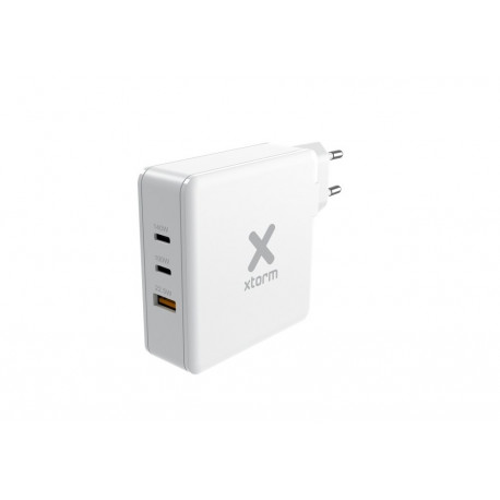 Xtorm 3-porti USB-laadija 140W USB-C PD3.1 EPR GaN, valge (USB-C PD EPR ...