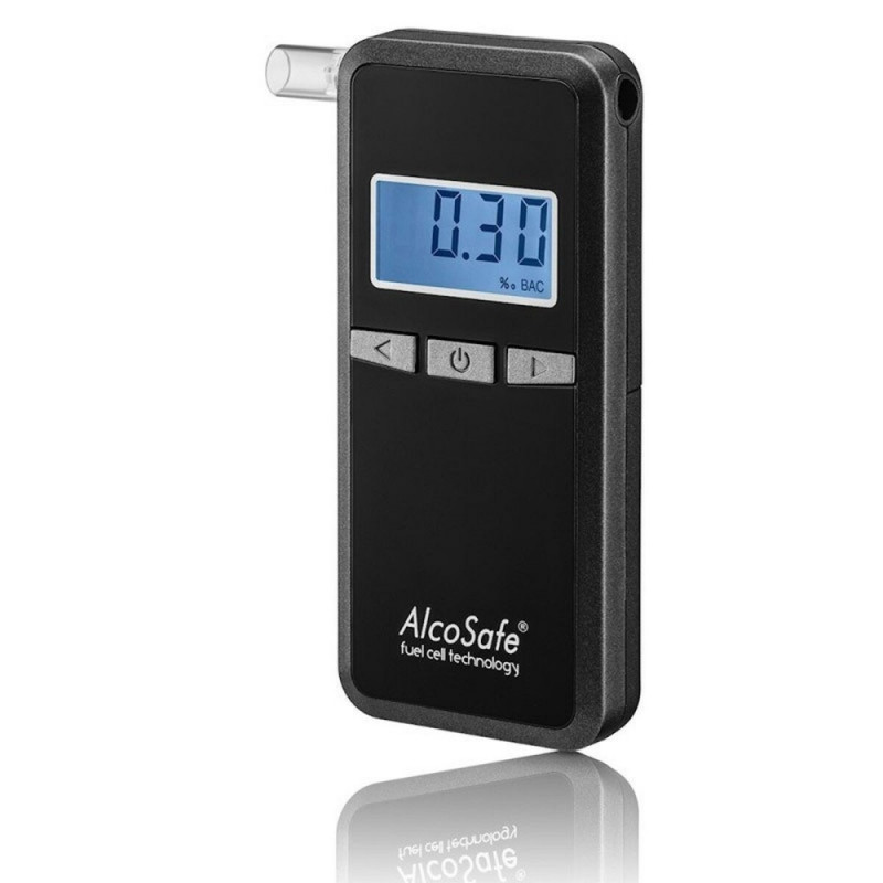 Digital alcohol tester Alcosafe F-8 Black - Breathalyzers - Photopoint