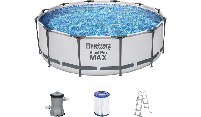 Bestway Steel Pro MAX pool set, O 366cm x 100cm, swimming pool (light ...