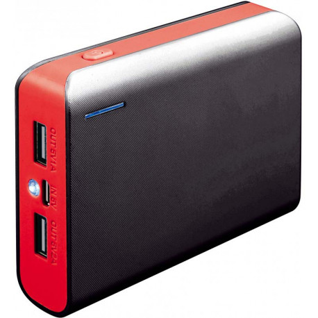 Platinet battery bank 6000mAh + flashlight PMPB6BR, red (open package ...
