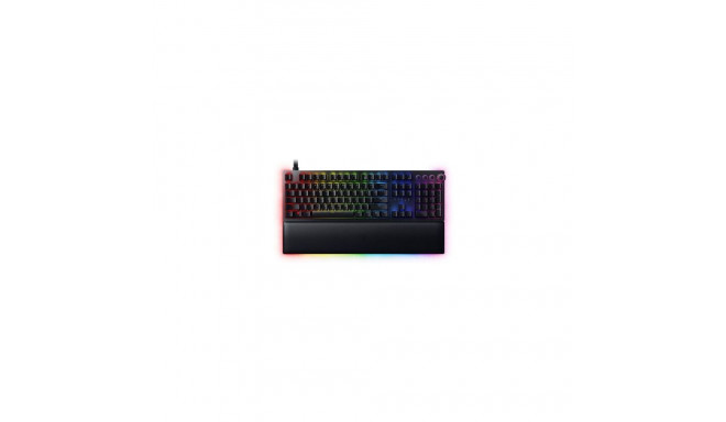 Razer Huntsman V2 Keyboard (QWERTY), Red Switch, RGB, Black EU (RZ03 ...