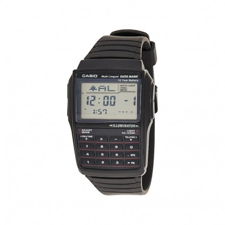 CASIO Vintage Data Bank Digital Watch Mens DBC-32-1AES Black - Meeste ...