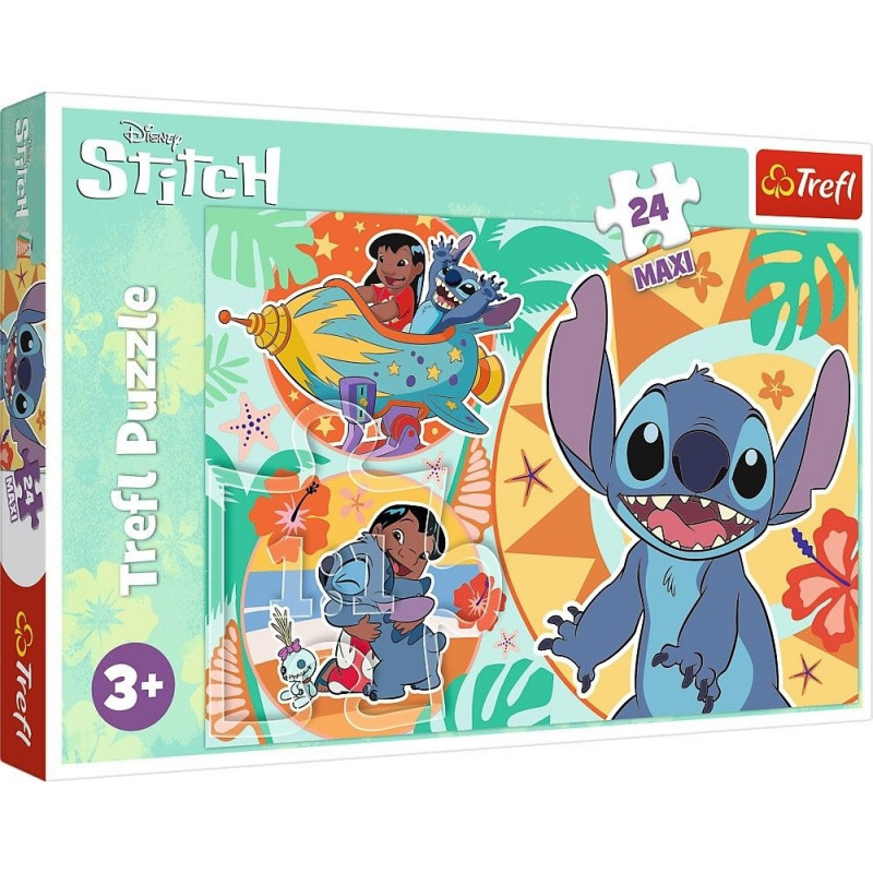Puzzles 24 elements Maxi Happy Day Lilo and Stitch - Pusled - Photopoint