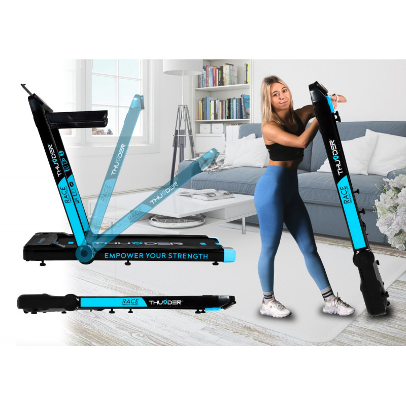 Thunder treadmill Race, black (opened package) - Treadmills - Photopoint