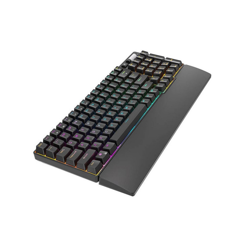 Wireless mechanical keyboard Royal Kludge RK96 RGB, Brown switch (black ...