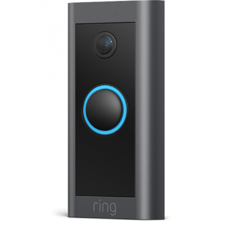 Ring Video Doorbell Wired, black - Doorbells - Photopoint