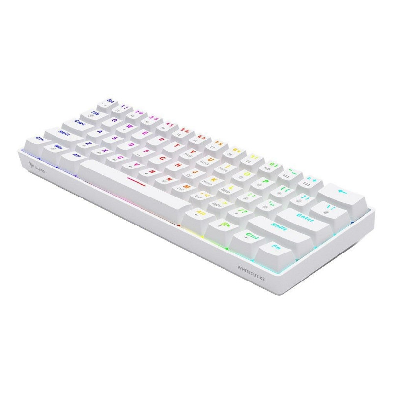 SAVIO MECHANICAL KEYBOARD WHITEOUT X2 OUTEMU BLUE, HOT SWAP ...