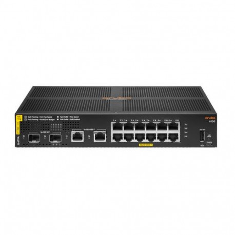 HPE Aruba Networking Aruba 6100 12G Class4 PoE 2G/2SFP+ 139W Managed L3 ...