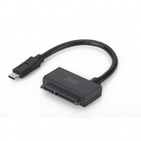 Digitus USB 3.1 Type-C™ - SATA 3 adapter cable for 2.5" SSDs/HDDs ...