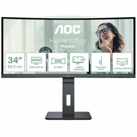 Monitor AOC 34" UltraWide Quad HD - Monitors - Photopoint