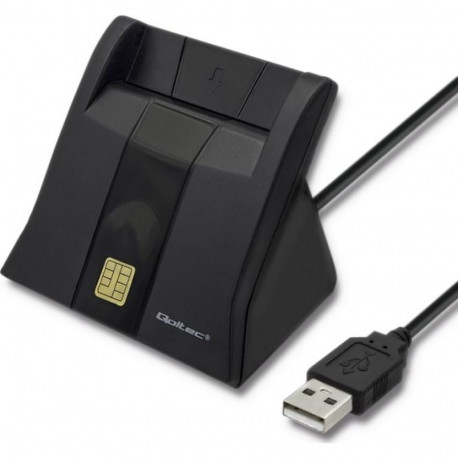 Qoltec Smart ID Card Chip Reader - Keyboards - Photopoint