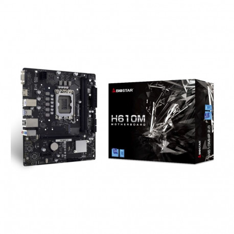 Motherboard - Biostar H610MHP 2.0 Micro ATX Motherboard Intel H610 LGA ...