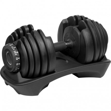 Cast iron dumbbell adjustable automatic 24 kg REBEL ACTIVE - Dumbbells ...