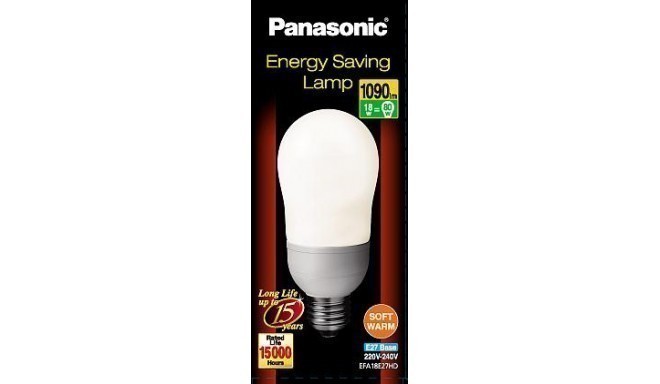 Panasonic energy saving bulb E27 18W 2700K Capsule (EFA18E27HD ...