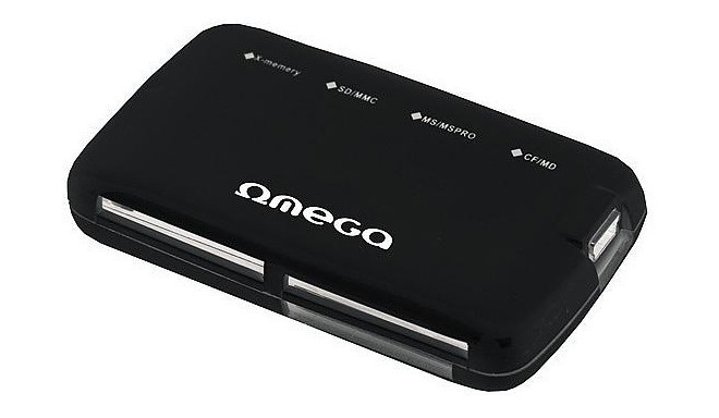Omega card reader OUCAM, black (40553) - Memory card readers - Nordic ...