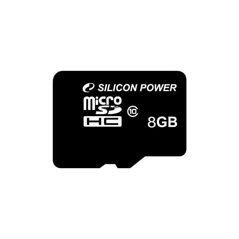 Silicon Power memory card microSDHC 8GB Class 10 - Memory cards - Photopoint
